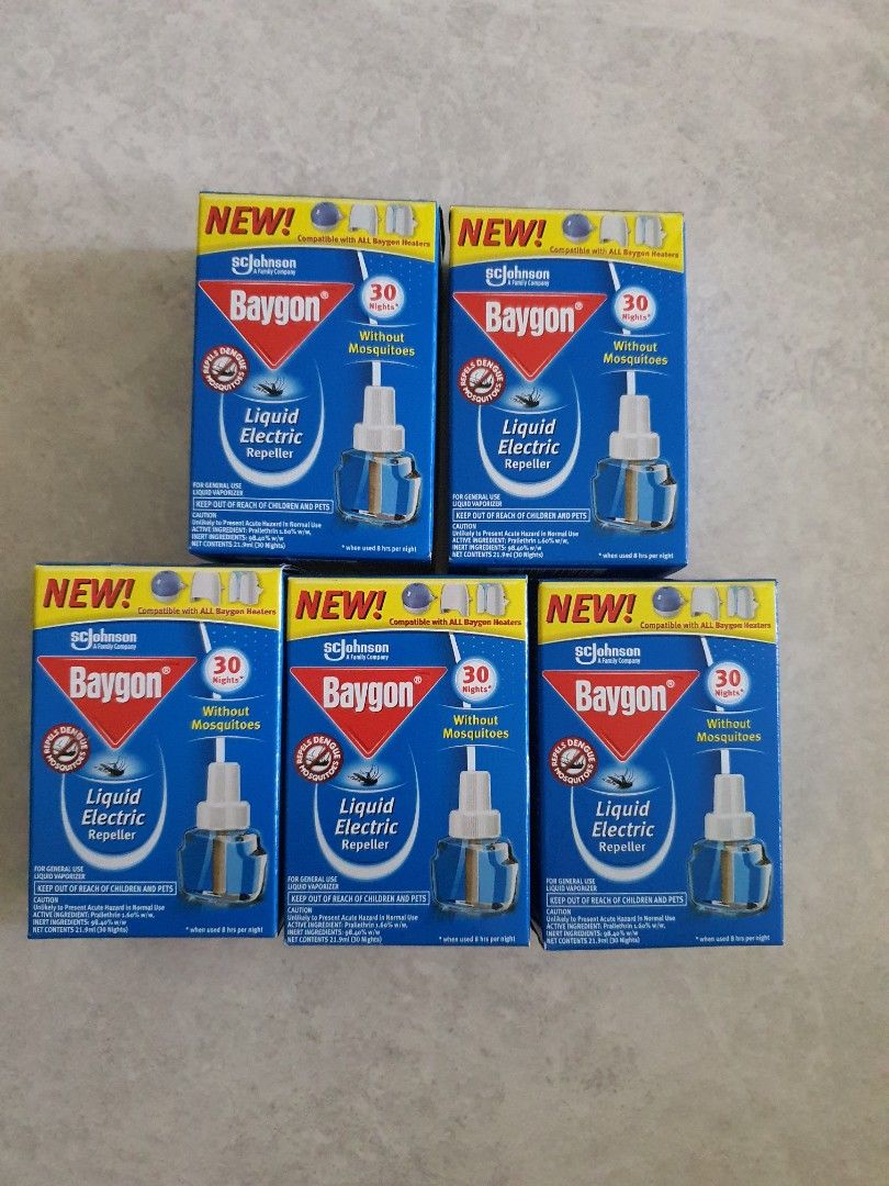 BN Baygon Eletric Refill Anti-Dengue Mosquito Killer Liquid Vaporizer ...