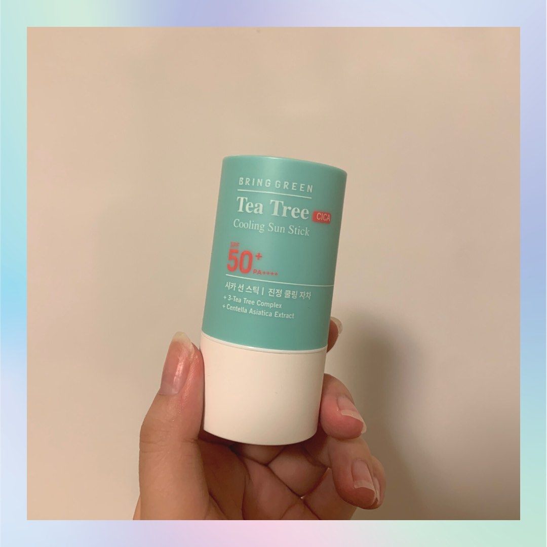 BNIB BRING GREEN Tea Tree Cica Cooling Sun Stick, Beauty & Personal ...