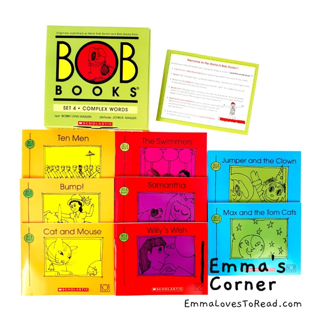 Bob Books S3: Set 4 Complex Words (8 books) (Stage 3: Developing Reader ...