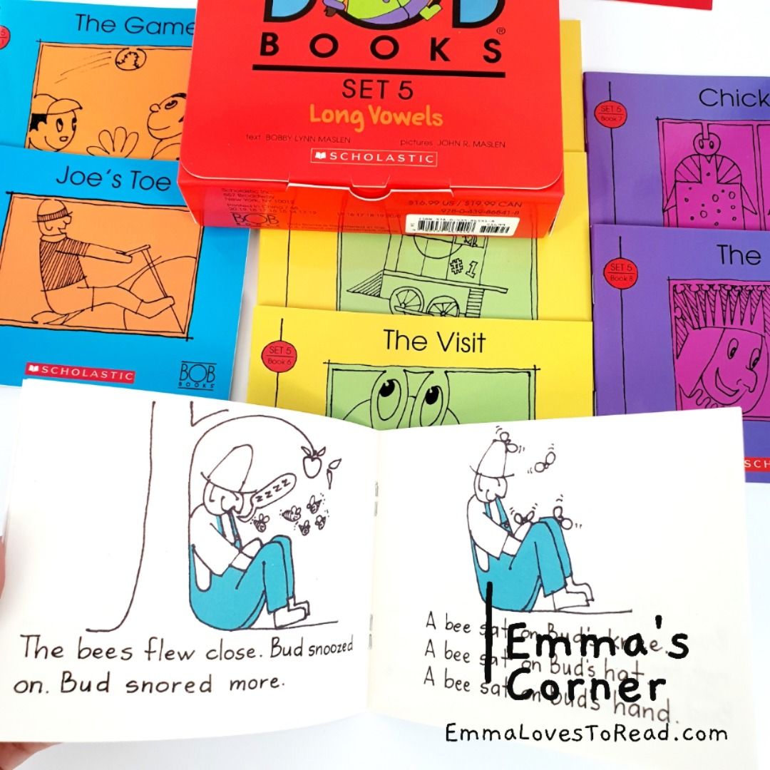 Bob Books S3: Set 5 Long Vowels (8 books) (Stage 3: Developing Reader ...