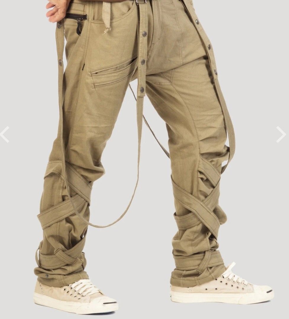 Cyberpunk Bondage Ottoman Pants, Men's Fashion, Bottoms, Jeans on Carousell
