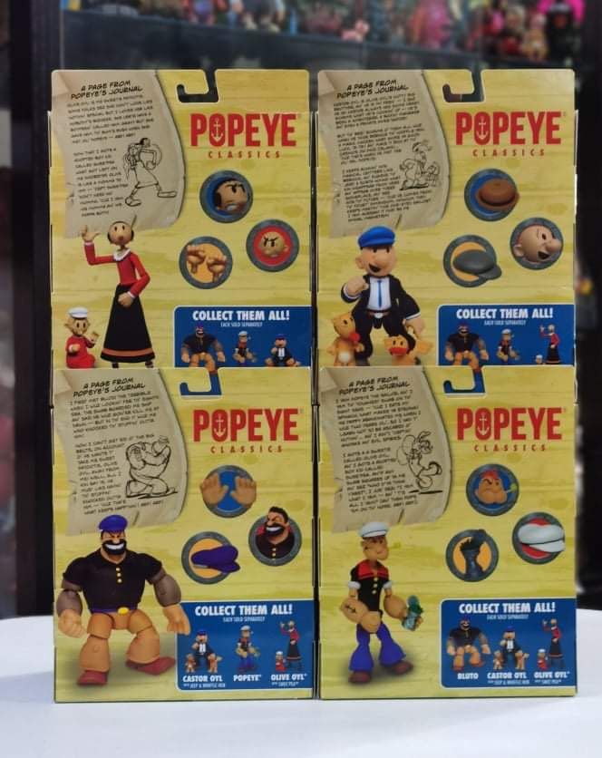Boss Fight Studios POPEYE CLASSICS Wave 1 set, Hobbies & Toys, Toys ...