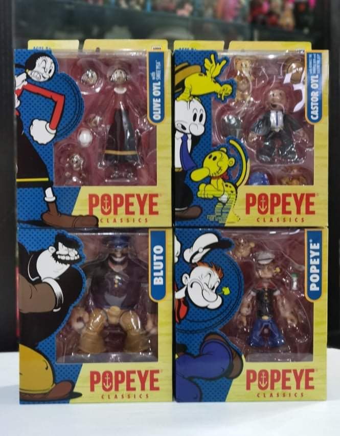 Boss Fight Studios POPEYE CLASSICS Wave 1 set, Hobbies & Toys, Toys ...