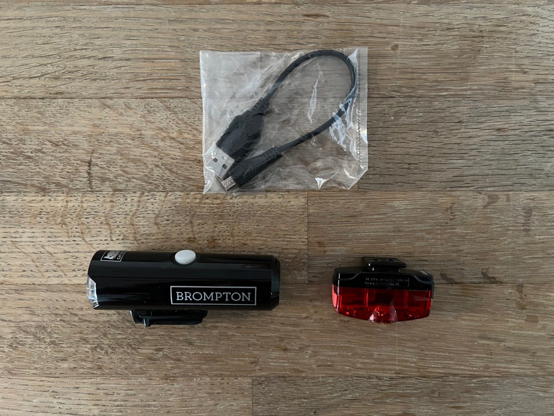 Brompton and Cat Eye Bicycle lights, Sports Equipment, Bicycles & Parts ...