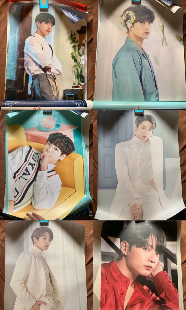 BTS JUNGKOOK OFFICIAL POSTERS, Hobbies & Toys, Memorabilia & Collectibles, K-Wave on Carousell
