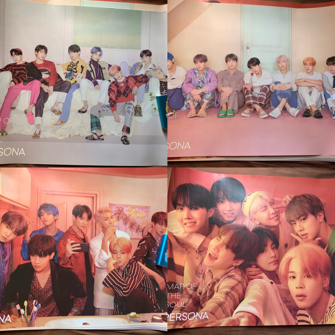 BTS Persona album posters, Hobbies & Toys, Memorabilia & Collectibles ...