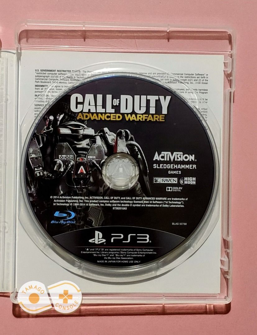 Call of Duty Advanced Warfare - [PS3 Game] [ENGLISH Language] [CIB ...