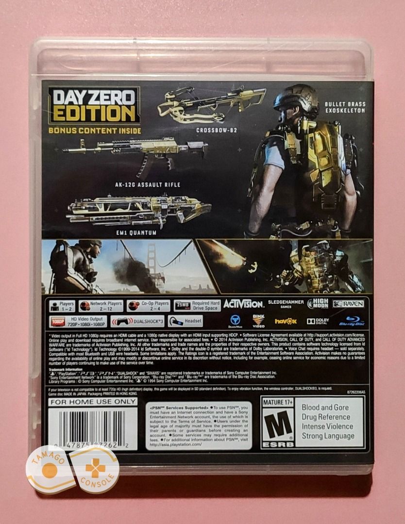 Call of Duty Advanced Warfare - [PS3 Game] [ENGLISH Language] [CIB ...