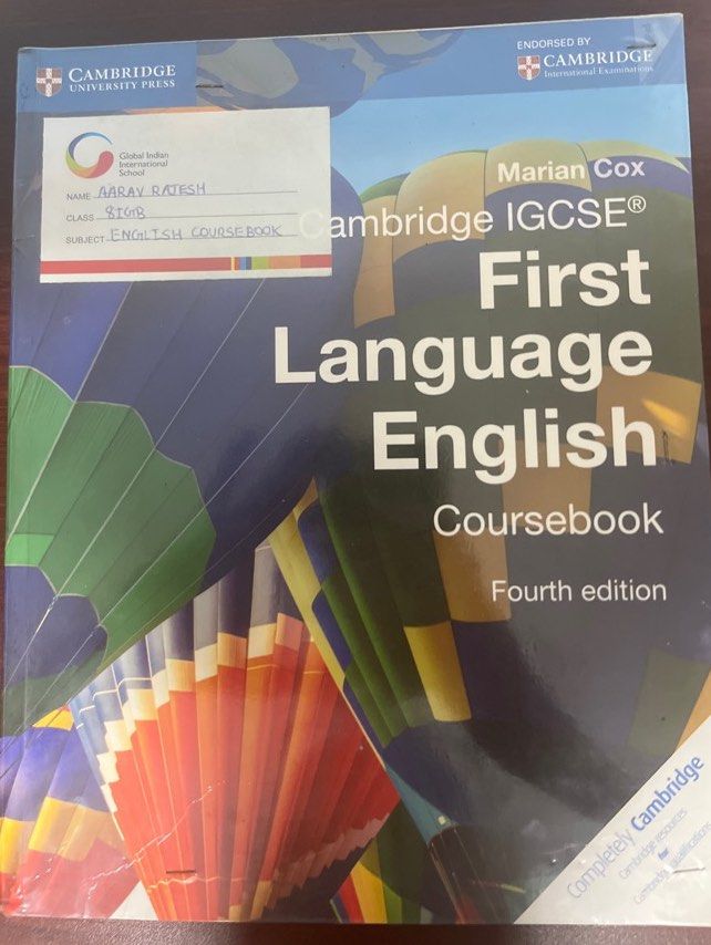 Cambridge IGCSE First Language English Coursebook, Hobbies & Toys, Books & Magazines, Textbooks ...