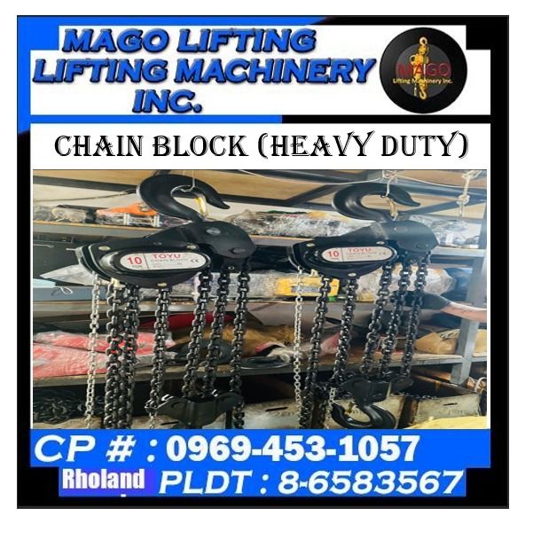 Chain Block (Heavy Duty), Commercial & Industrial, Construction Tools ...