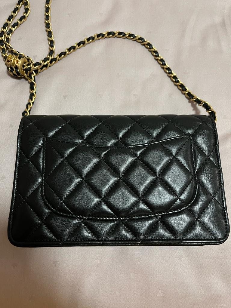 Chanel WOC Pearl crush, Luxury, Bags & Wallets on Carousell