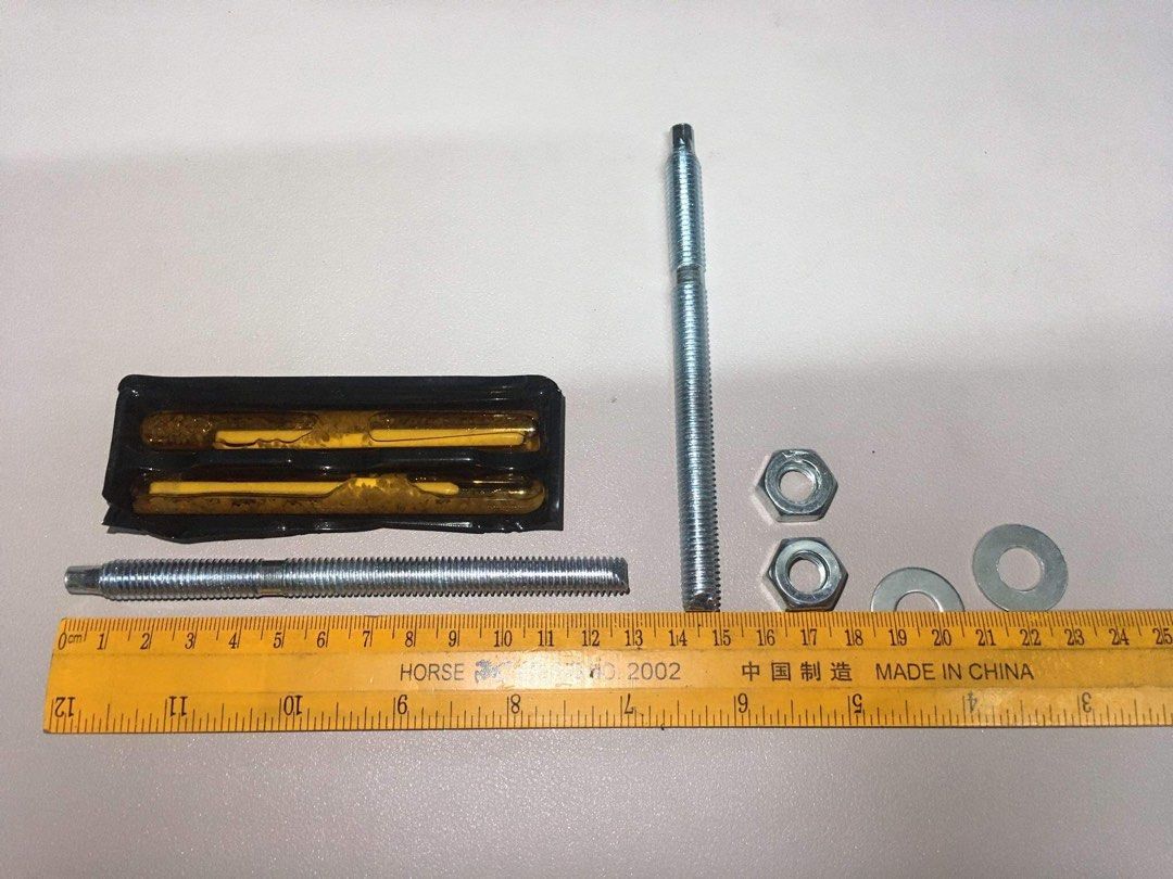 Chemical Anchor Bolts Set / complete set with test tube epoxy - ALL ...