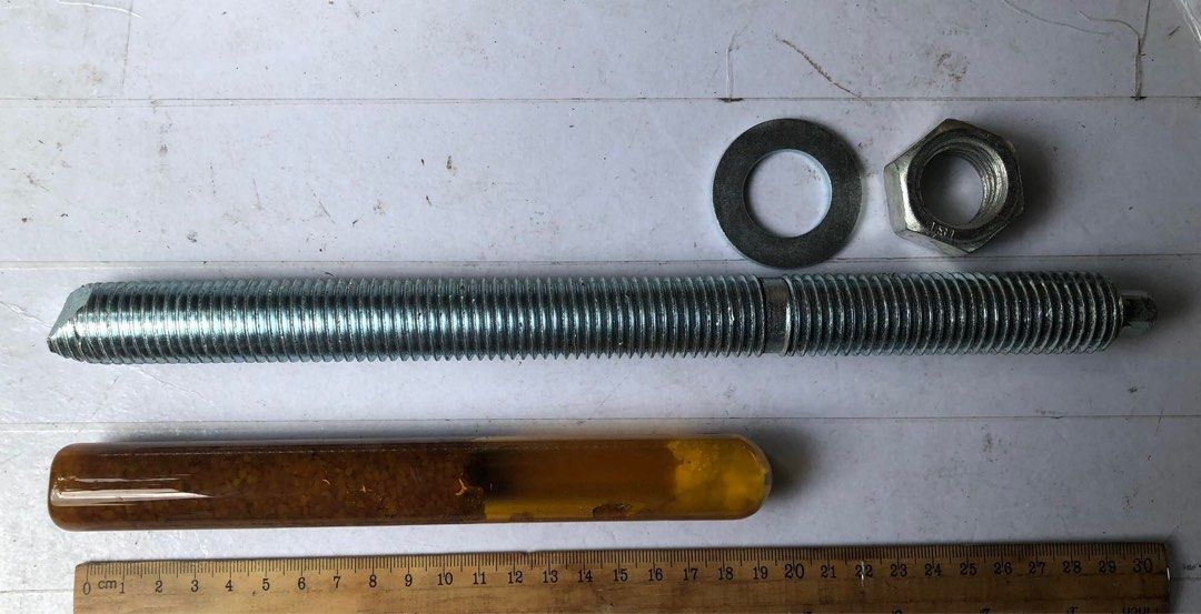 Chemical Anchor Bolts Set / complete set with test tube epoxy - ALL ...