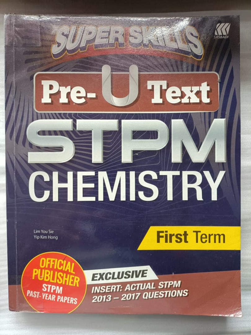 Chemistry STPM - Pre-U Text (Super Skills), Hobbies & Toys, Books ...