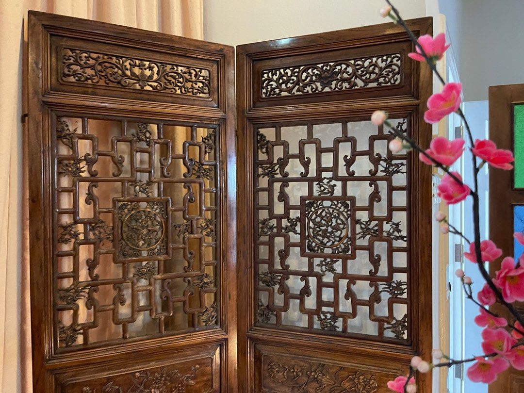 Chinese antique partition, Furniture & Home Living, Furniture, Other ...
