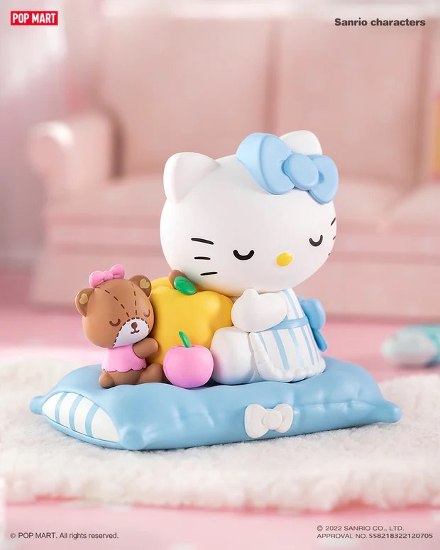 (CLEARENCE) popmart sanrio sleeping series hello kitty, Hobbies & Toys ...