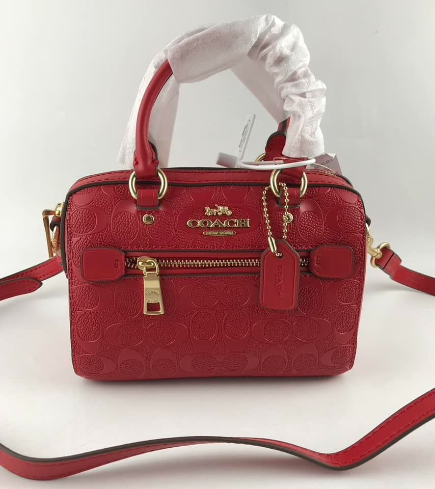 COACH MICRO ROWAN CROSSBODY IN SIGNATURE CANVAS EMBOSSED — P 3000 ...