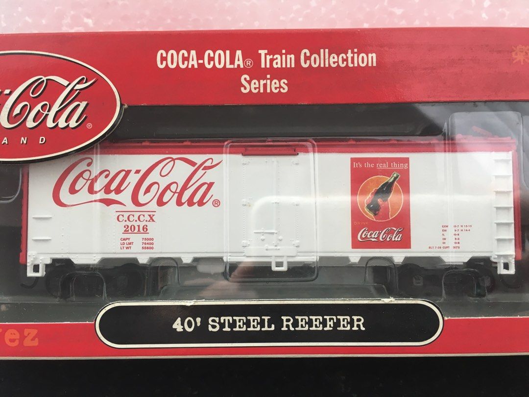 Coca-Cola train collection 40’ steel reefer #2, 興趣及遊戲, 玩具 & 遊戲類 - Carousell