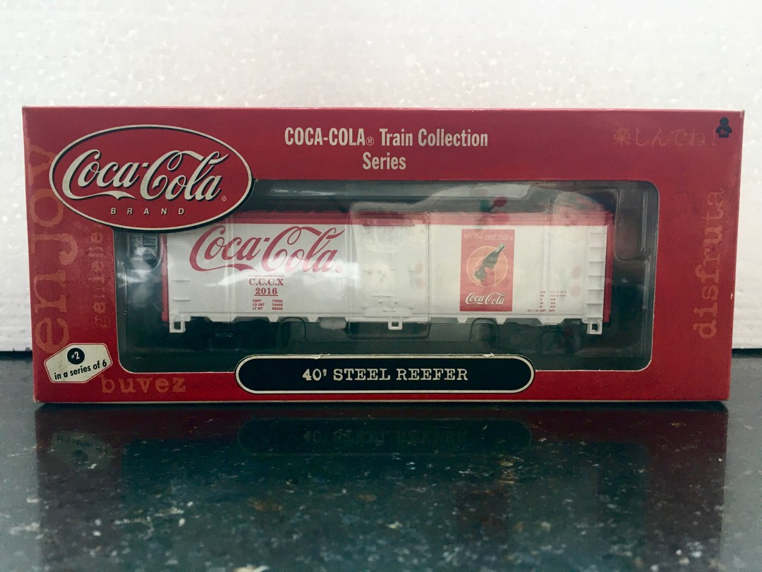 Coca-Cola train collection 40’ steel reefer #2, 興趣及遊戲, 玩具 & 遊戲類 - Carousell
