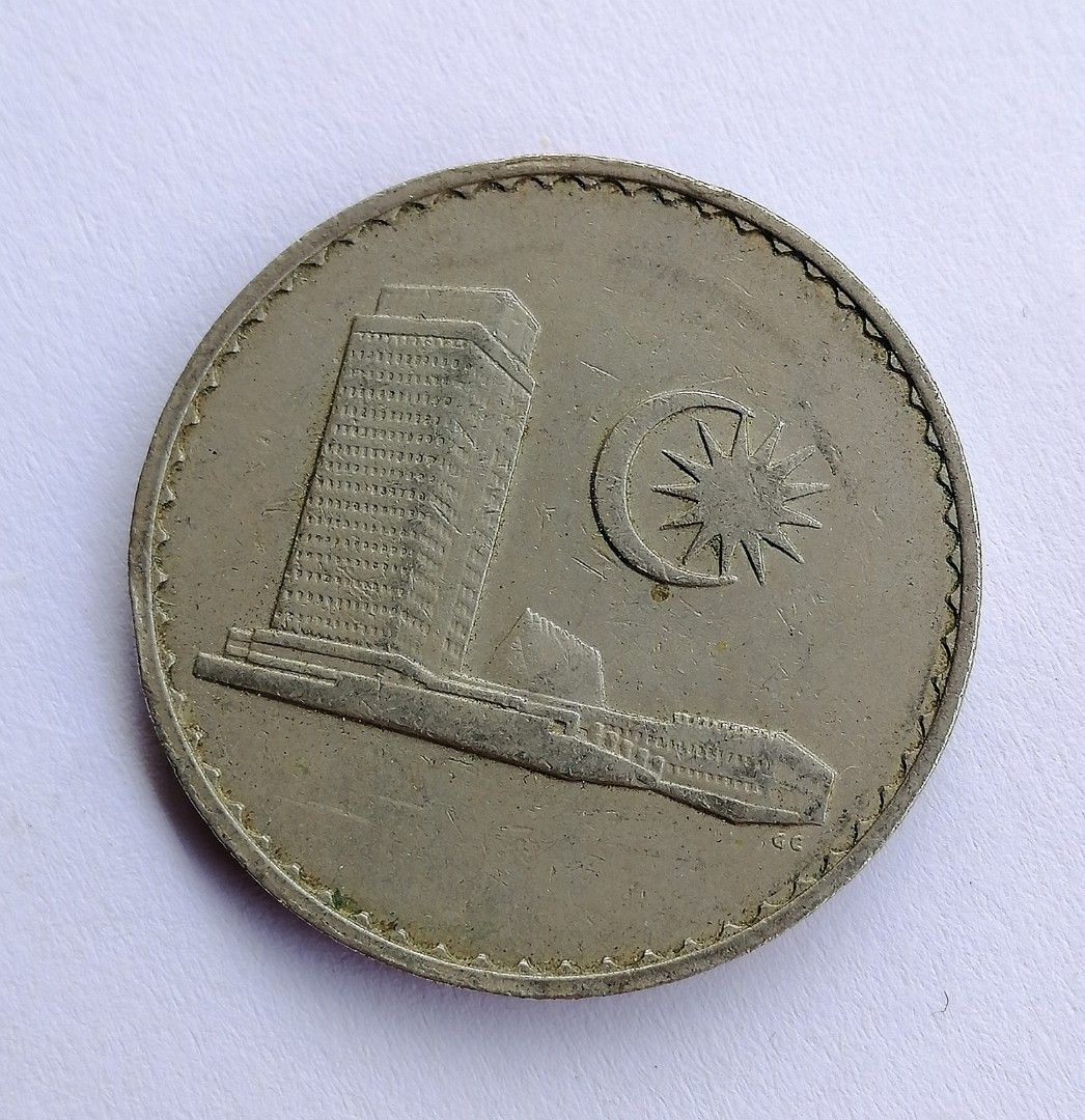 COIN - 50 SEN MALAYSIA " SECURITY EDGE / SISI BERLAPIS 1967, Hobbies ...