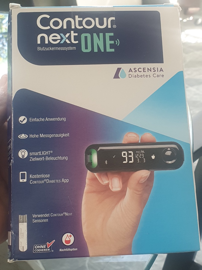 Contour Next One Glucose Monitoring System with Bluetooth and App ...