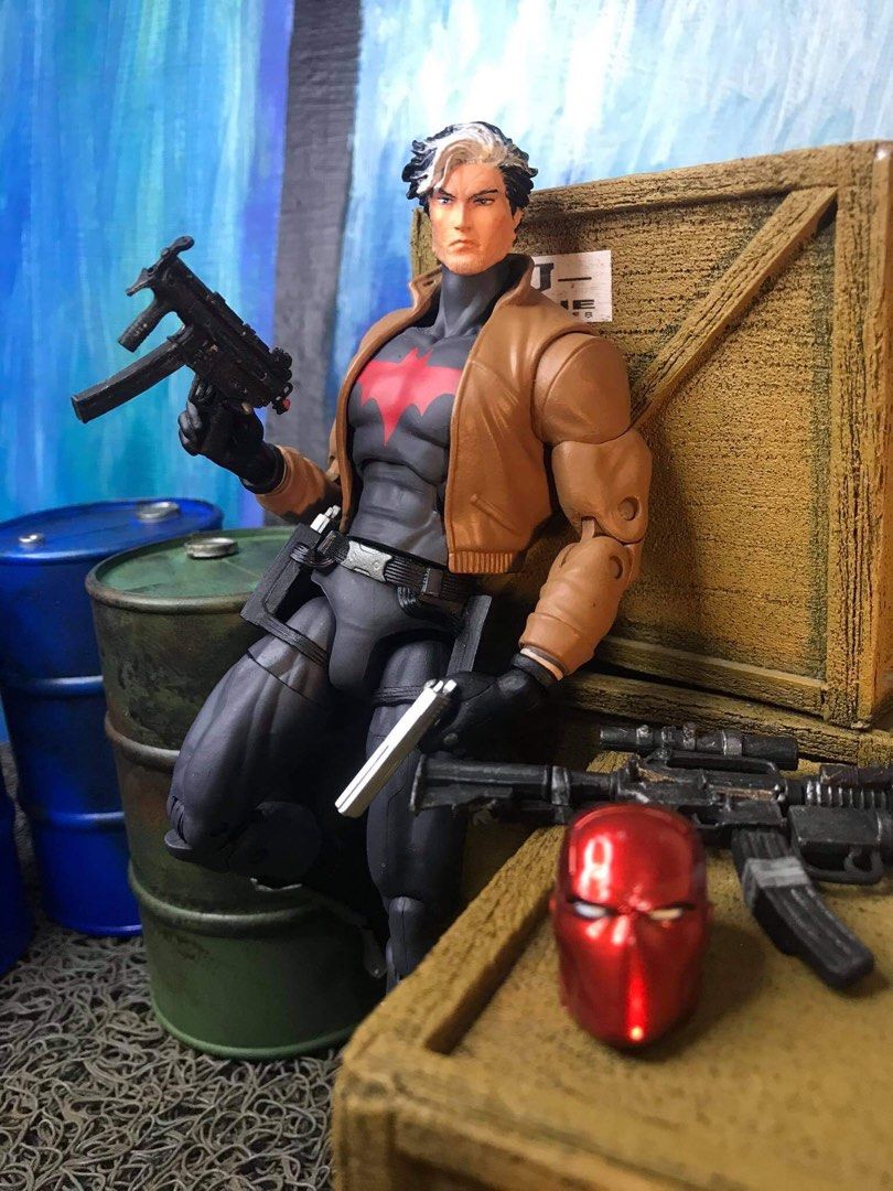 DC Essentials Red Hood with Ducati Motorcycle and alternate Jason Todd ...