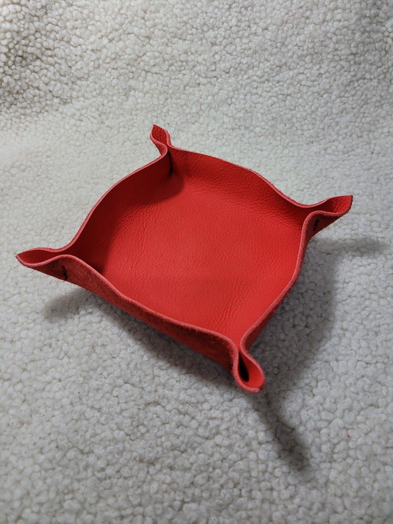 Deer Hide Full Grain Tray, Furniture & Home Living, Home Decor, Other ...