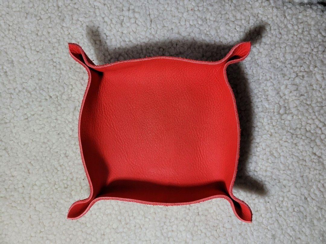 Deer Hide Full Grain Tray, Furniture & Home Living, Home Decor, Other ...