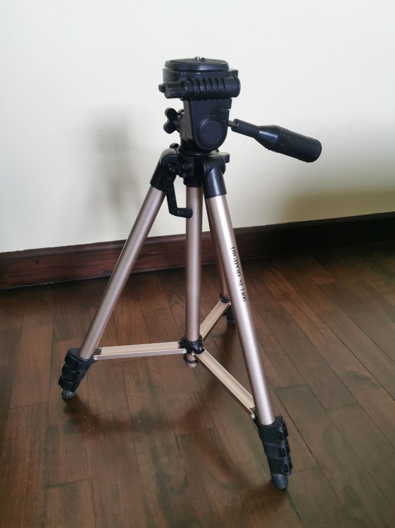 Digipod SL1400 Aluminium Adjustable Camera Tripod Stand, Photography ...