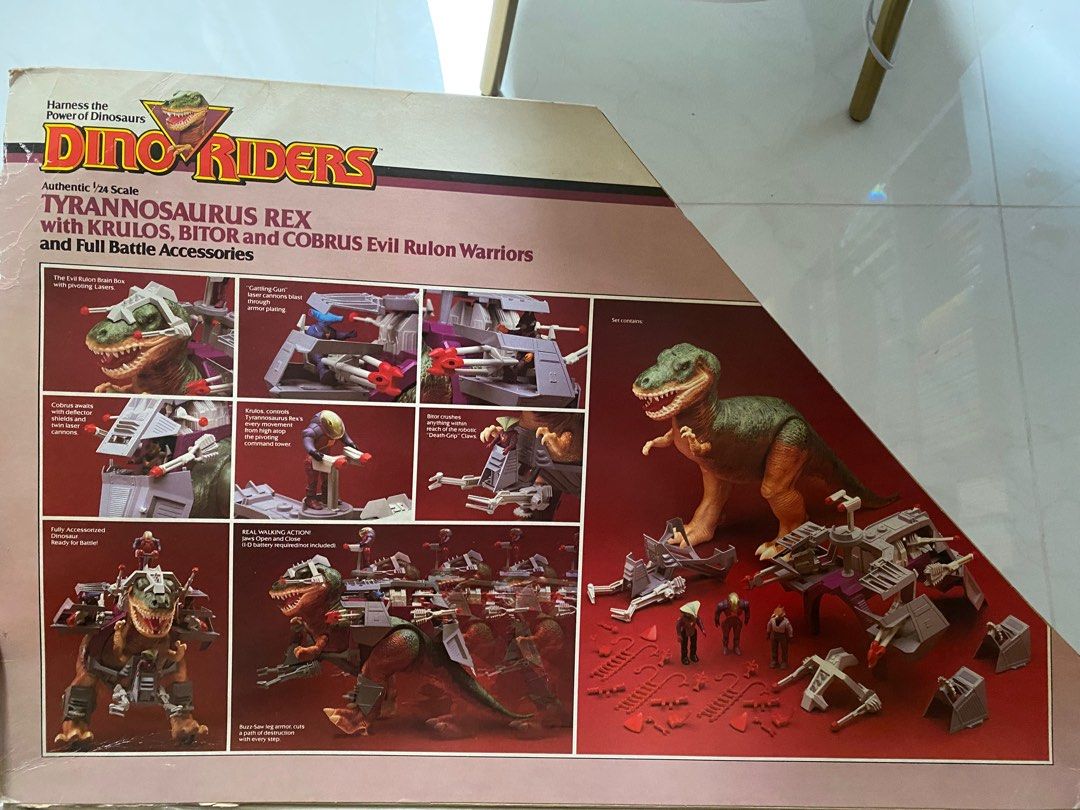 Dino riders trex box, Hobbies & Toys, Toys & Games on Carousell