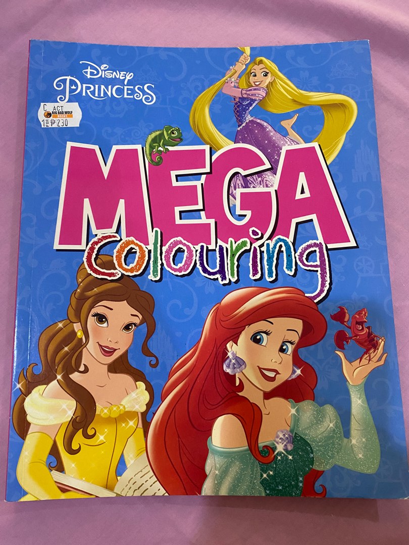 Disney Princess Coloring book, Hobbies & Toys, Books & Magazines ...