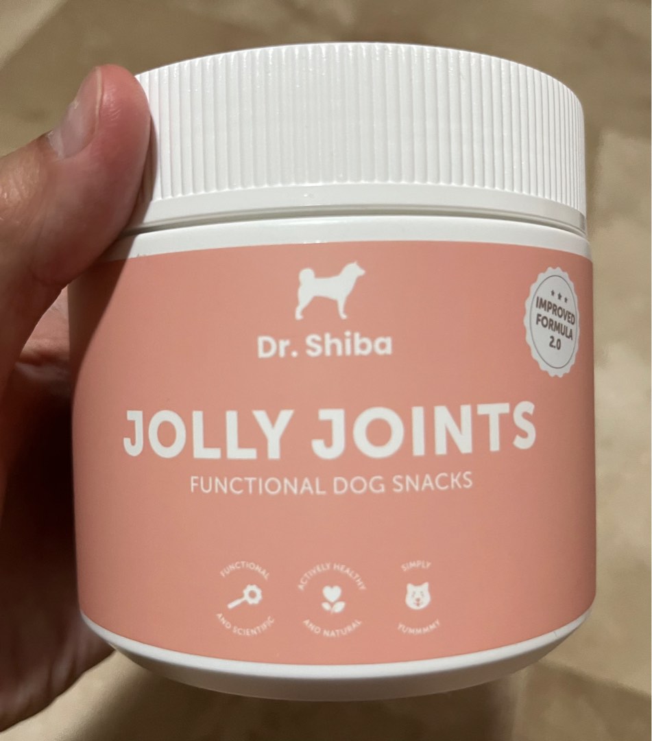 Dr. Shiba Healthy Dog Treat Supplement Snacks For Pets: Jolly Joints ...