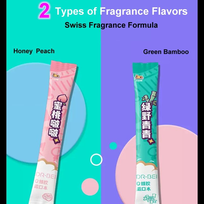 Dr.Bei Fresh Breath Portable Strip Pack Antibacterial Fragrance-Lasting ...