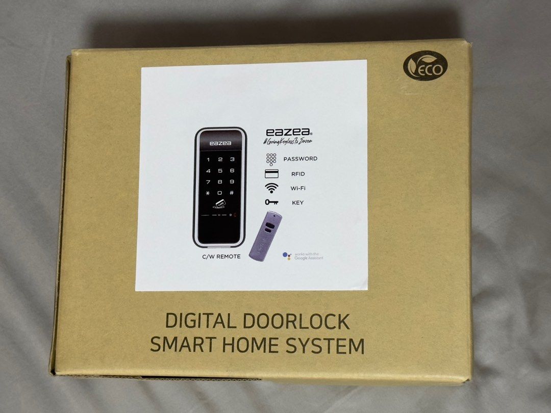 Eazea Digital Doorlock Smart Home System, Furniture & Home Living ...