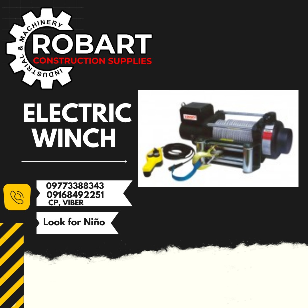 ELECTRIC WINCH, Commercial & Industrial, Construction Tools & Equipment ...