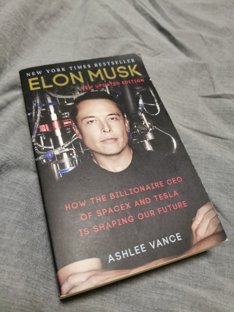 Elon musk book, 興趣及遊戲, 書本 & 文具, 小說 & 故事書 - Carousell