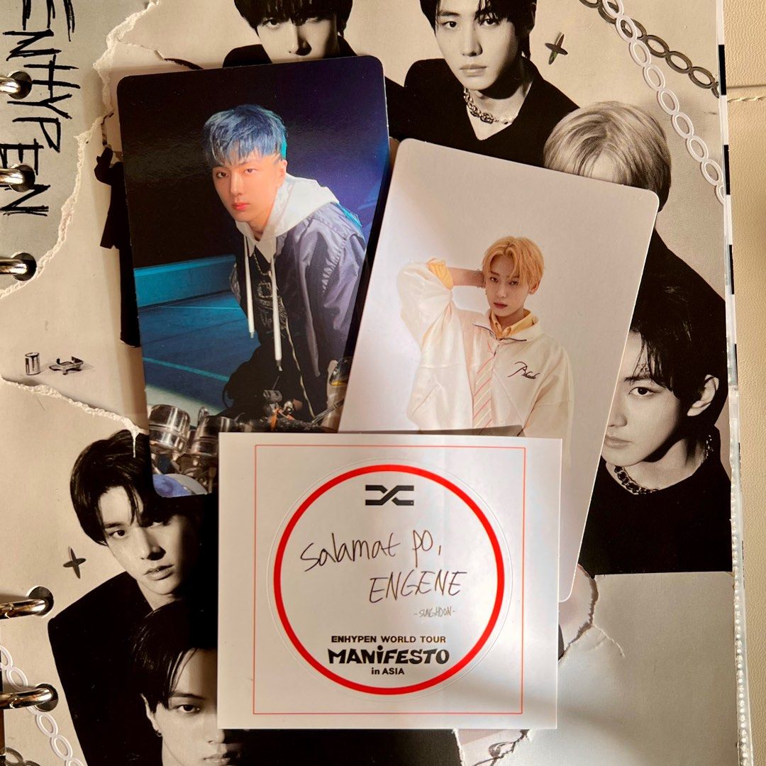 enhypen sunghoon engene zone sticker on Carousell
