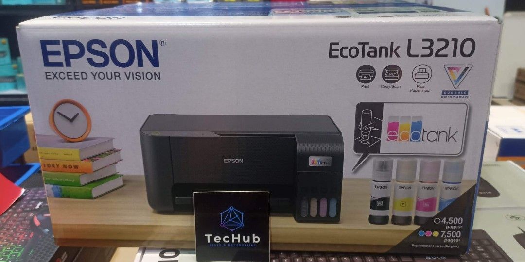 Epson EcoTank L3210 A4 Print Scan Copy Ink Tank Multifunction Printer ...