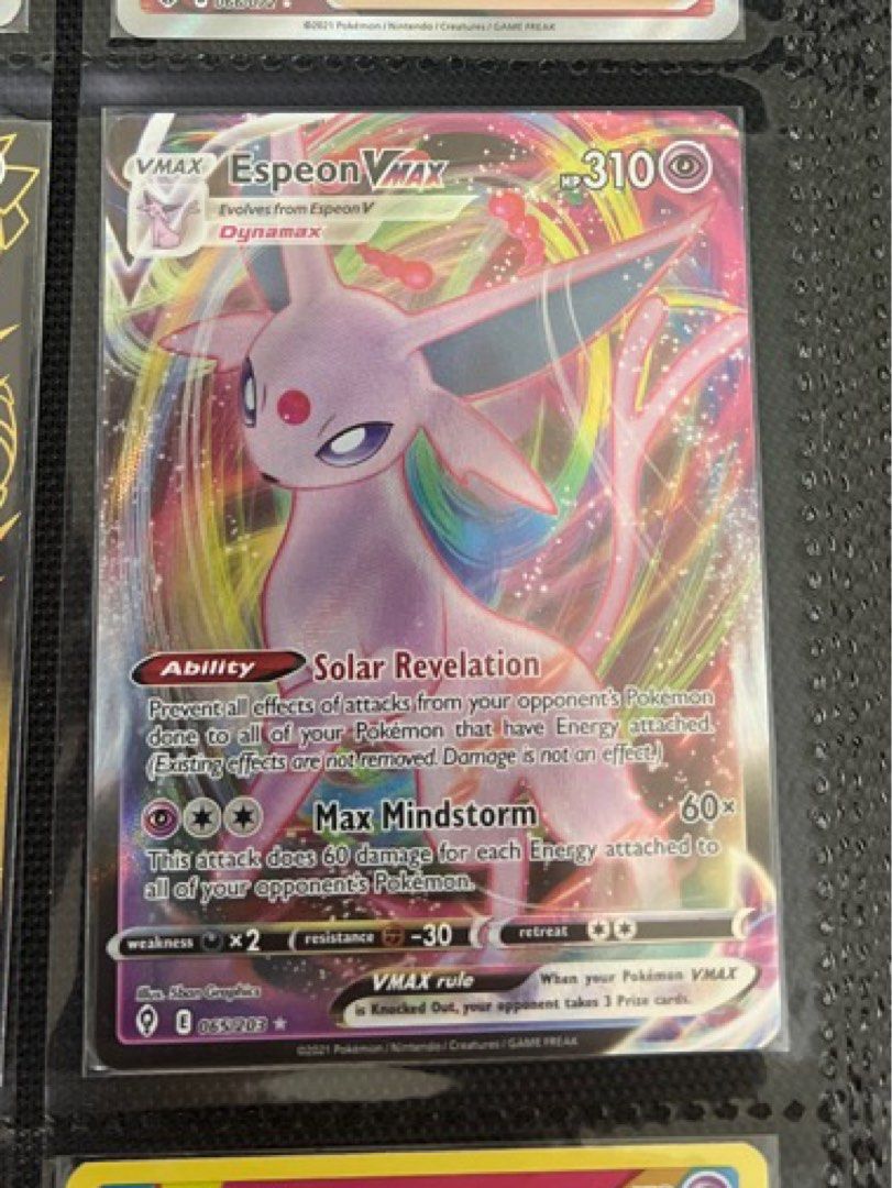 Espeon VMAX, Hobbies & Toys, Toys & Games on Carousell
