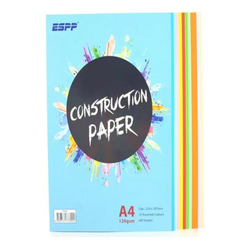 ESPP A4/A3 Construction Paper 120g 40’S, Hobbies & Toys, Stationery ...