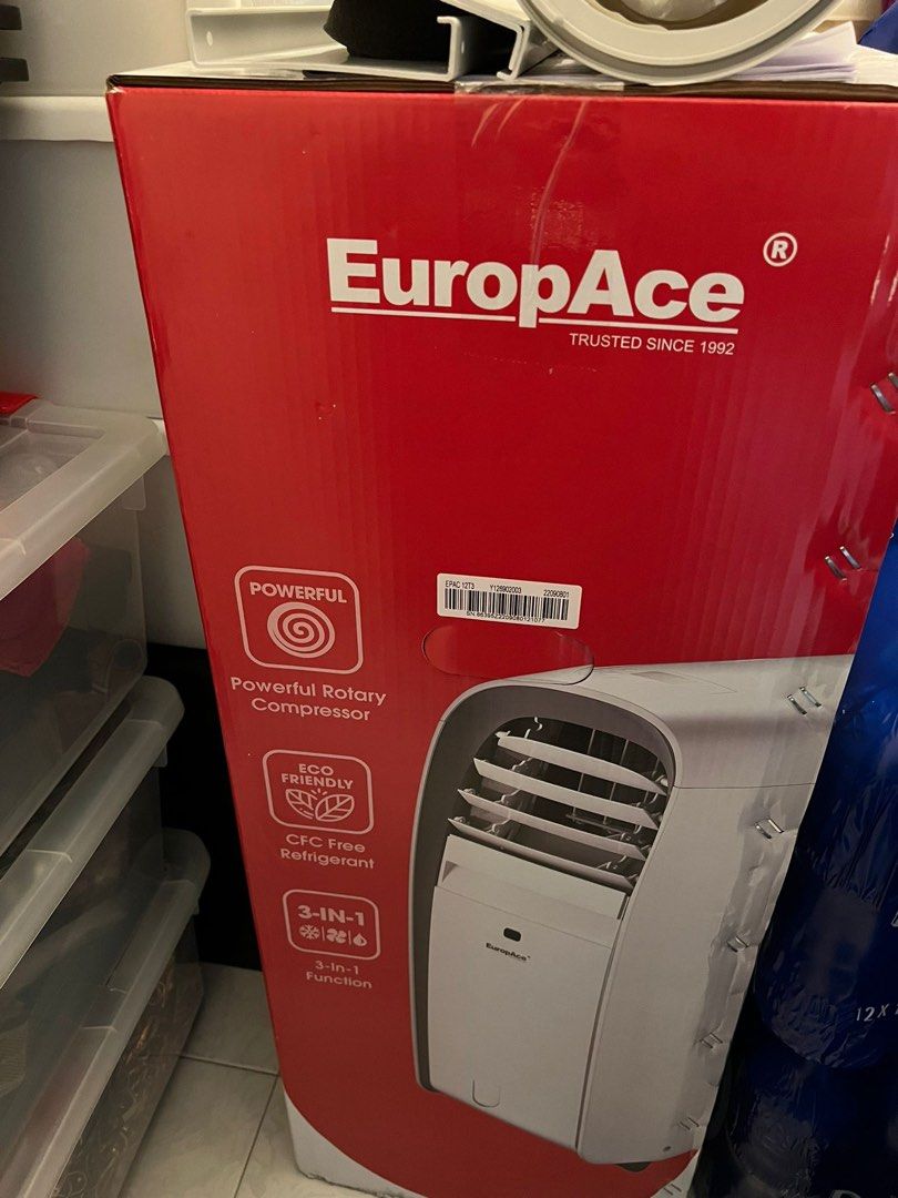 Europace Portable Aircon 12000BTU, TV & Home Appliances, Air ...