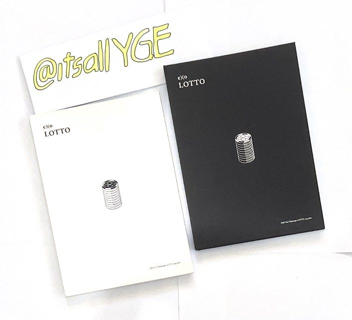 EXO LOTTO ALBUM (CHINESE & KOREAN VER.), Hobbies & Toys, Memorabilia ...