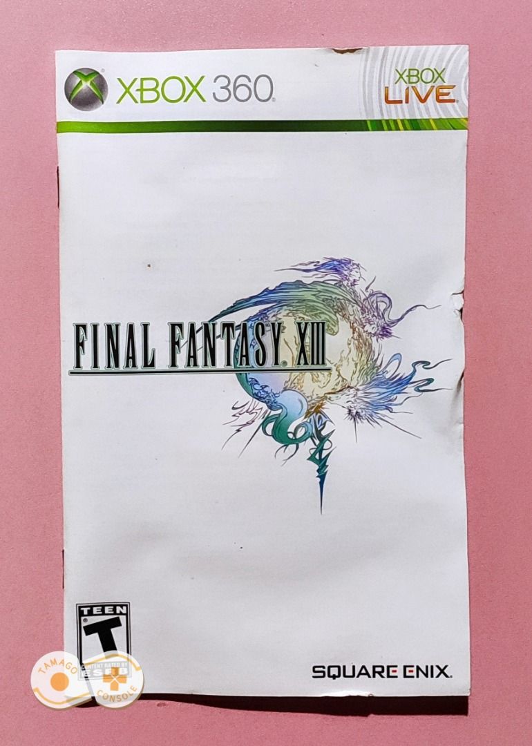 Final Fantasy XIII- [XBOX 360 Game] [NTSC / ENGLISH Language] [Complete ...