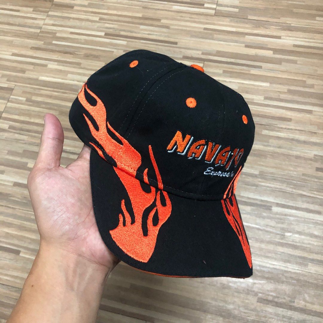 Flames Fire adjustable cap, Men's Fashion, Watches & Accessories, Cap ...
