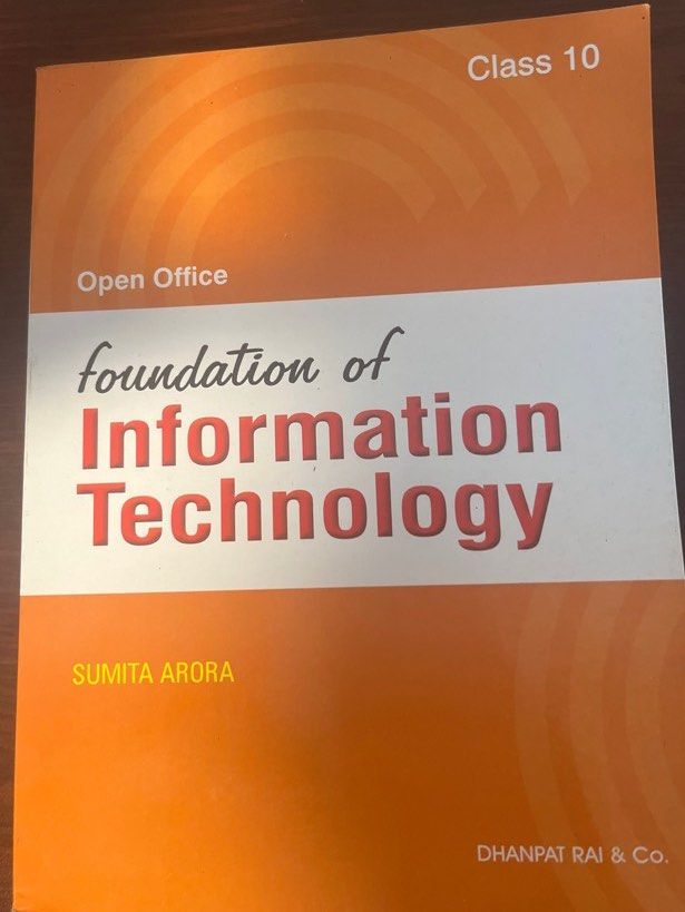 Foundation of Information Technology Class 10, Hobbies & Toys, Books ...