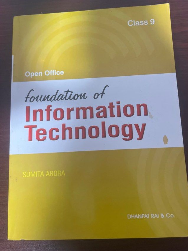 Foundation of Information Technology Textbook Class 9, Hobbies & Toys ...