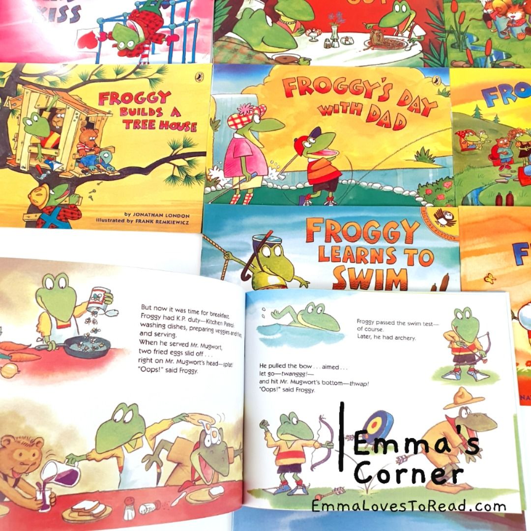 Froggy Gets Dressed by Jonathan London Book Set (10 books), Hobbies ...