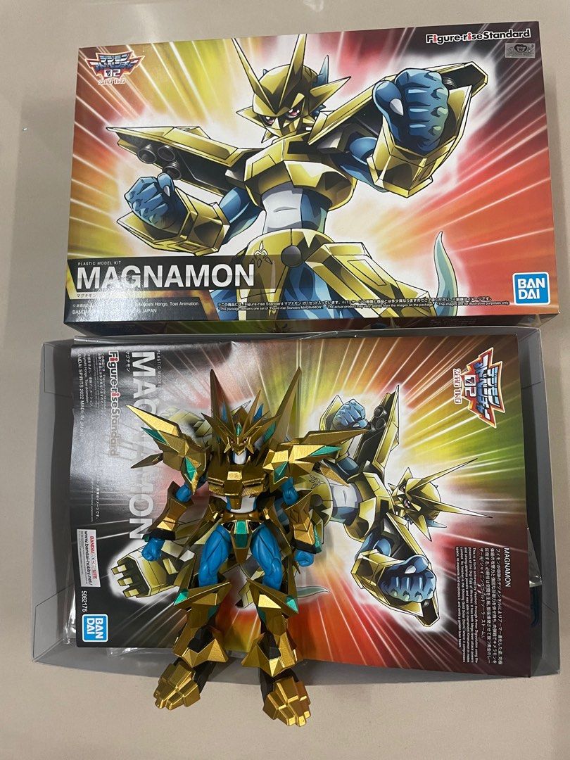 Digimon FRS Figure Rise Standard Magnamon X-AntiBody, Hobbies & Toys ...