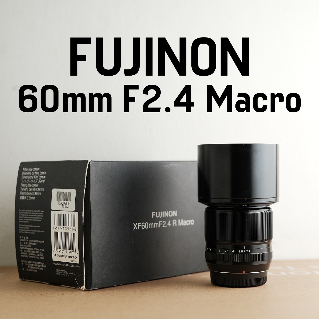 Fujinon 60mm F2.4 Marco Fujifilm lens Made in Japan, Photography, Lens & Kits on Carousell