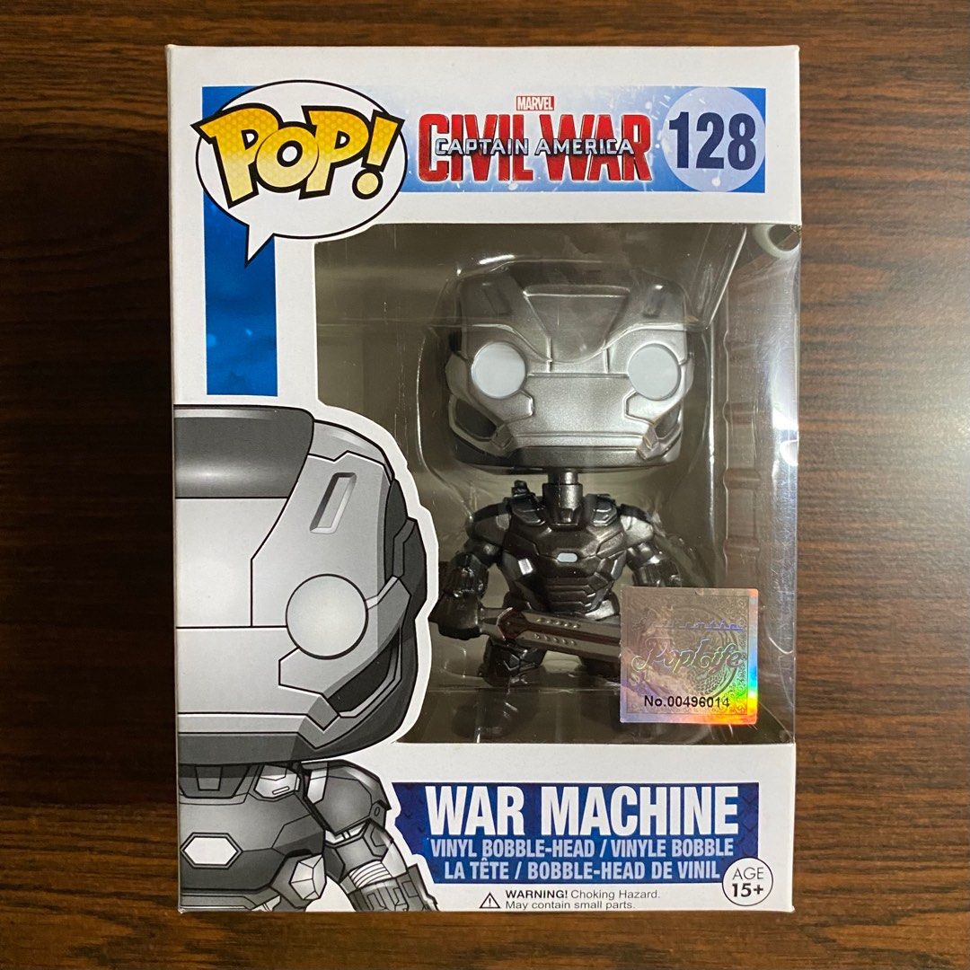 Funko Pop! (128) Marvel Civil War War Machine, Hobbies & Toys, Toys ...